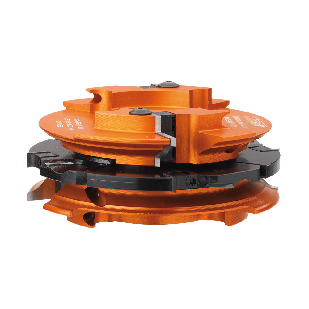 CMT 694.015.30 PROFILE & COUNTER PROFILE CUTTER HEAD SET HW D=132x48x3 ...